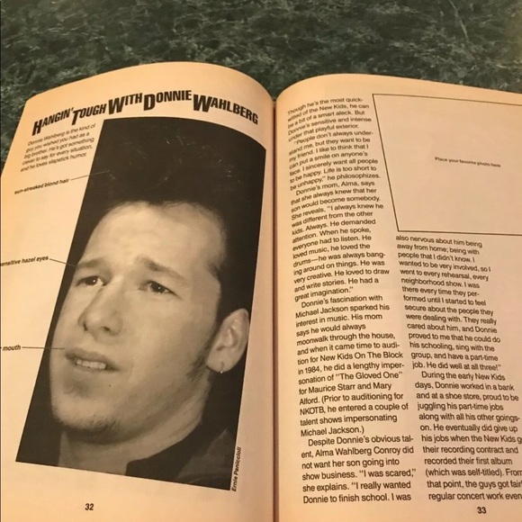 Office | Vintage 199 New Kids On The Block Scrapbook New | Poshmark